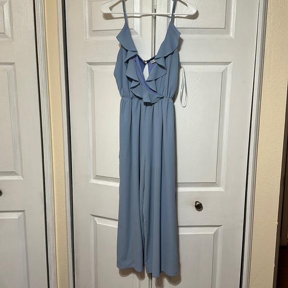 HYFVE | Pants & Jumpsuits | Powder Blue Jumpsuit Perfect For A Spring ...